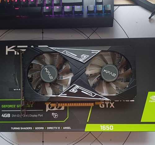 Видеокарта Gtx 1650 kfa2 4gb gddr6