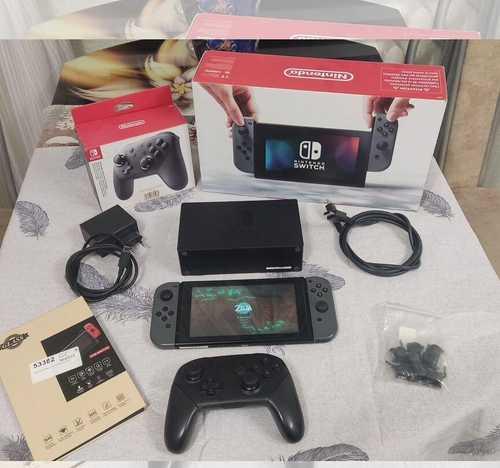 Продам Nintendo Switch Rev.1 прошитая   Геймпад Pr