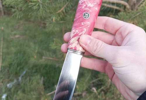 Якутский нож ручной работы из кованой стали 110х18