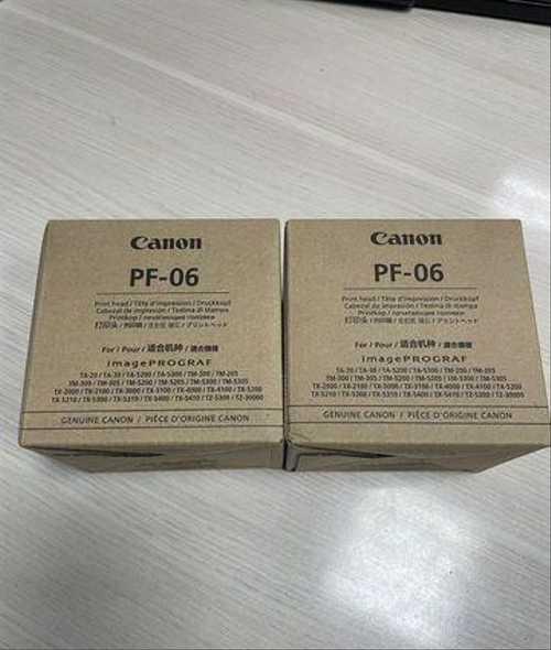 Печатающая головка Canon PF-06 оригинал новая