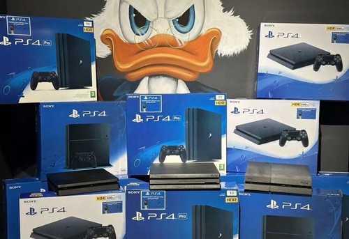 Sony playstation 4 pro 2Tb + 1 геймпад + игра