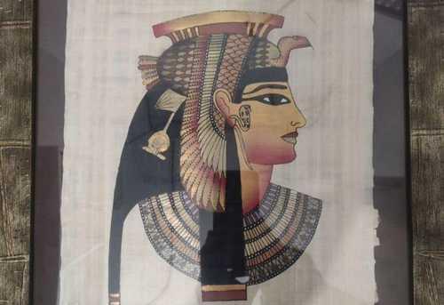 Картины на папирусе, в рамке. Египет