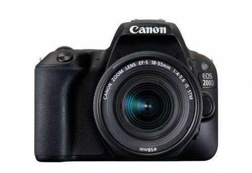 Фотоаппарат Canon EOS 200D Kit 18-55mm f/3,5-5,6 I