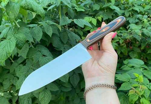 Кухонный нож Сантоку Кованый Х12мф