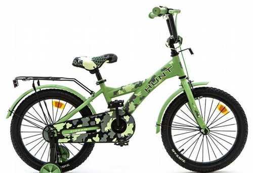 Велосипед zigzag 20" Hunt зеленый (2024)