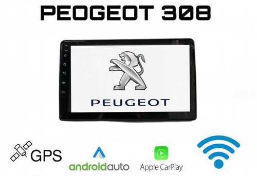 Магнитола Peugeot 308 2/32GB,8-ядер. LTE