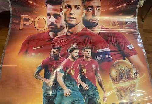 Плакат Футбольный сборная Португалия