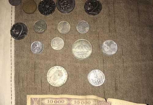 Иностранные монет и банкноты