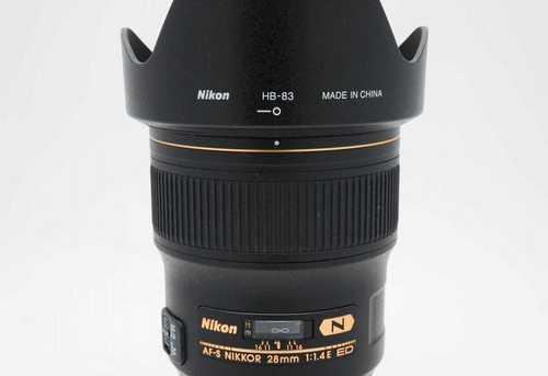 Nikon 28mm f/1.4 E ED N AF-S Nikkor
