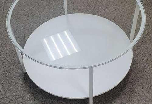 Журнальный столик IKEA со стеклом витшё
