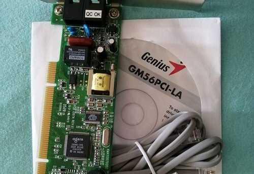 Аналоговый модем Genius gm56pci-la