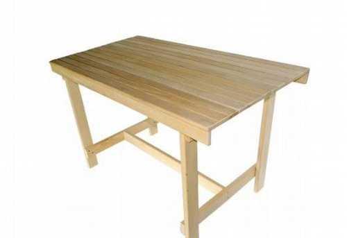 Стол деревянный для бани, для сада