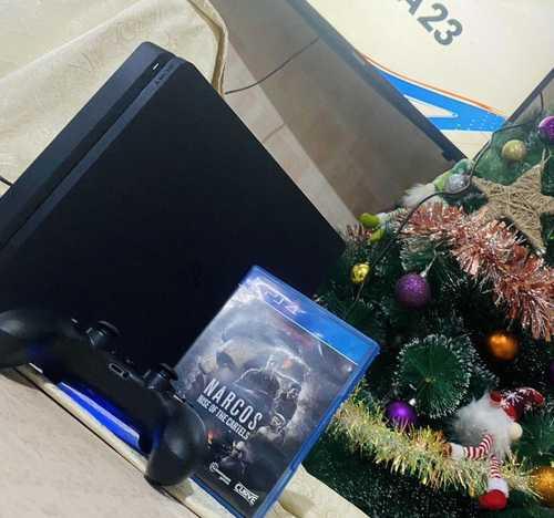 Sony playstation 4 slim 1TB с играми