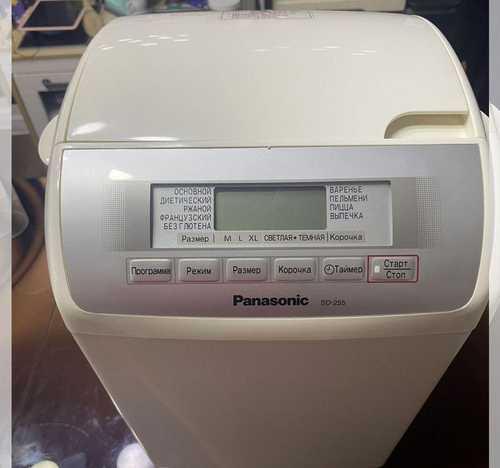 Хлебопечка panasonic sd 255