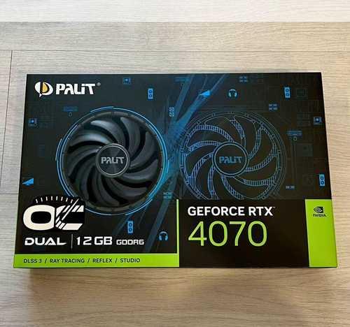 Видеокарта Palit GeForce RTX 4070 12GB