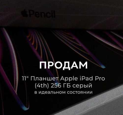 Планшет apple iPad pro 11 256