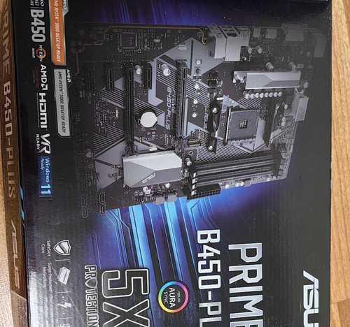 Процессор Ryzen 7 5700X +asus prime B450-plus+DDR4