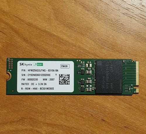 SK Hynix SSD M2 NVMe 256GB