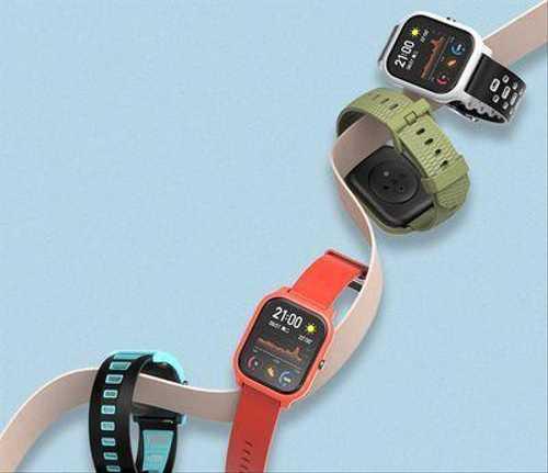 Защитный чехол бампер на Amazfit GTS (оранжевый)