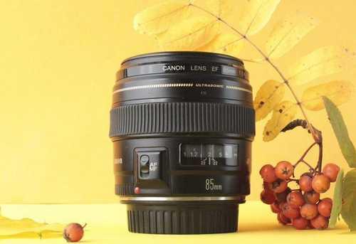 Объектив Canon EF 85mm f1.8 USM