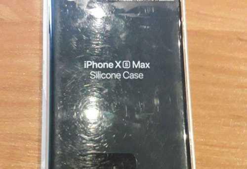 Силикон кейс и стекло на iPhoneXsMax