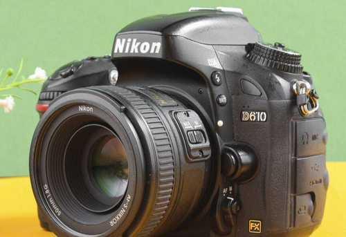 Фотоаппарат Nikon D610 kit 50mm f1.8