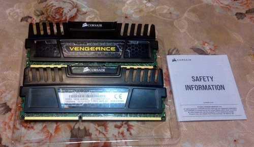 Оперативка Corsair Vengeance DDR3 dimm 1600Мг