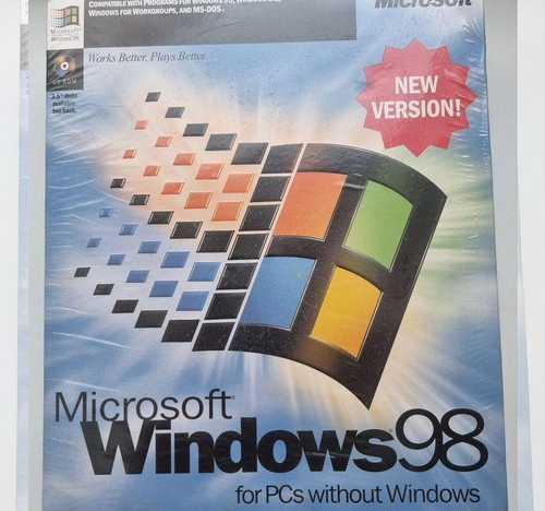 Windows 98 English big box sealed