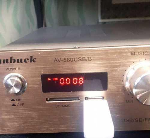 Усилитель sunbuck av 580 usb bt stereo