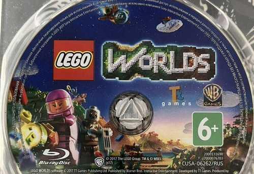 Игры на ps4 lego worlds, диск