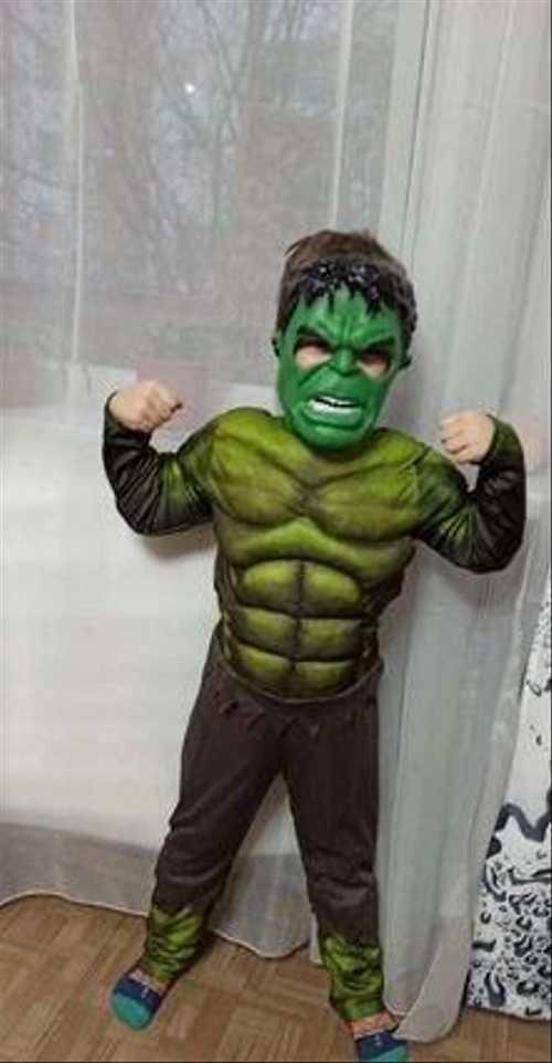 Детский костюм Халка, Супергерой, с мускулами
