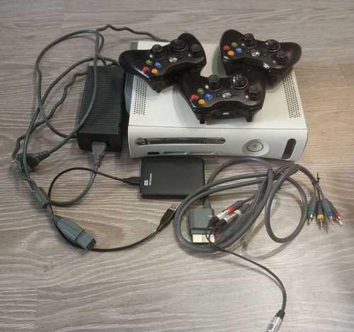 Xbox 360 прошитый freeboot+500gb hdd