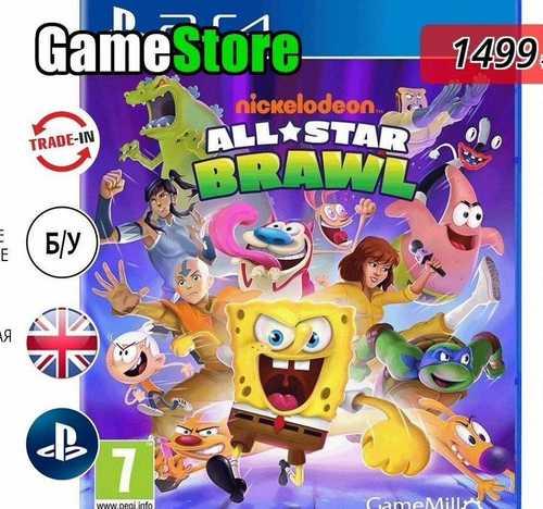 Nickelodeon All-Star Brawl Английская верси б/у