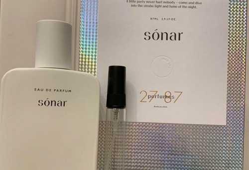 Парфюмерная вода 27 87 Perfumes sonar 10ml