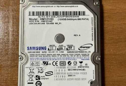 Жесткий диск для ноутбука Samsung 120gb IDE