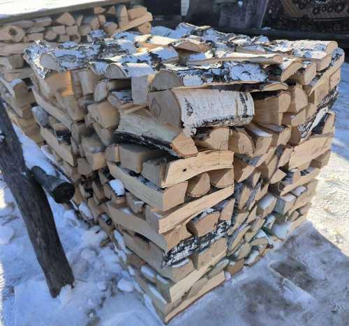 Дрова березовые колотые