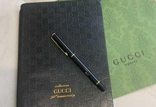 Блокнот Gucci и ручка