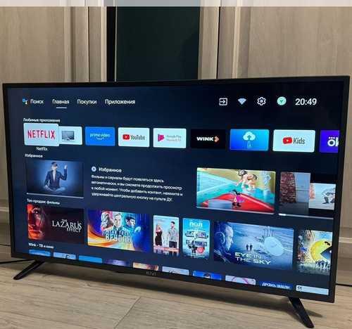 Телевизор Kivi 40U710KB SMART 4K Ultra HD 102 см