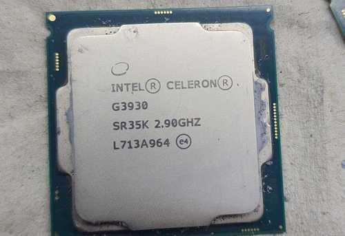 Intel celeron g3930 2я/2п 2.9ггц 1151v1