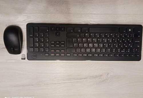 Мышь + клавиатура dell km632