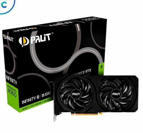 Видеокарта RTX4060 8GB Palit Infinity 2 NE64060019P1-1070L