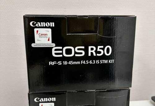 Canon EOS R50 kit 18-45mm IS STM Новые-Гарантия