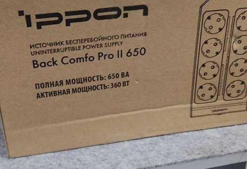 Ибп ippon Back Comfo Pro 2 650