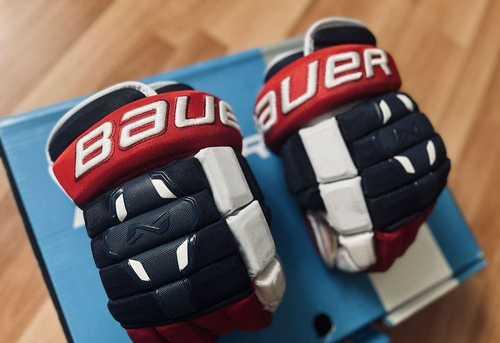 Топовые хоккейные краги Bauer 2n, размер 14
