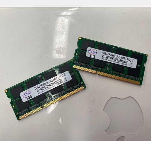 Оперативная память ddr3 16gb(8x2) 1066MHz