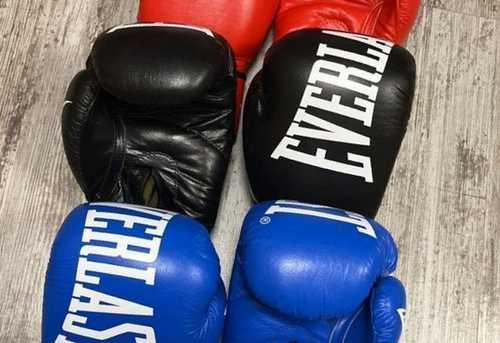 Боксерские перчатки кожаные