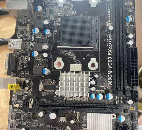 Материнская плата AM3+ mini atx нерабочая