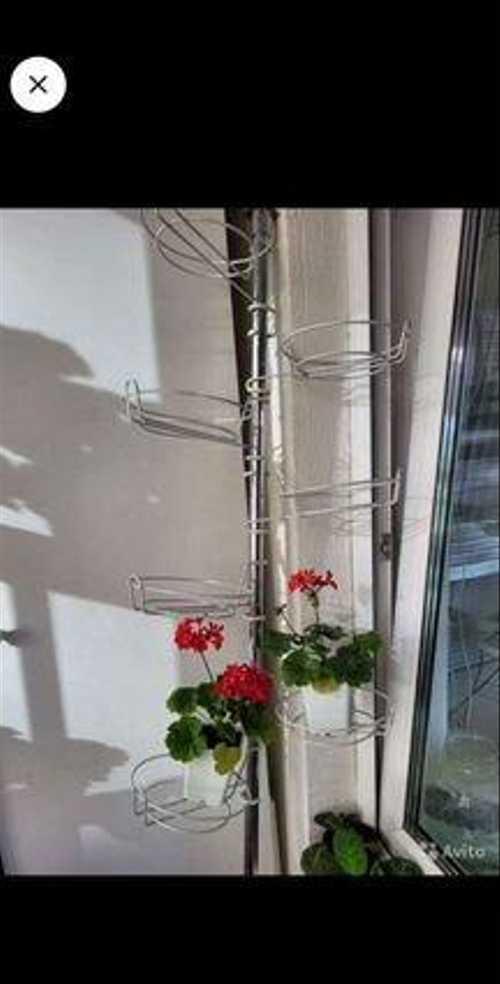 Подставка для цветов на подоконник