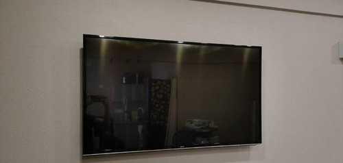 Телевизор б/у dexp U49B9000K+кронштейн на стену