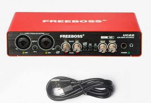 Профессиональная звуковая карта Freeboss UC22